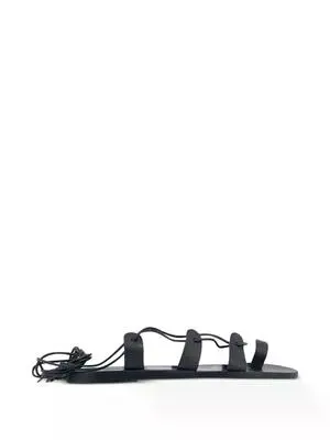 ANCIENT GREEK SANDALS Alcyone Lace-up Sandals - Black