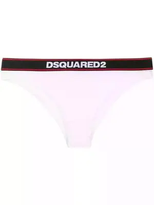 Dsquared2 Logo Thong - White