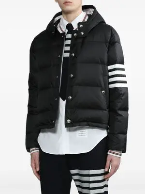 Thom Browne 4-bar Hooded Puffer Jacket