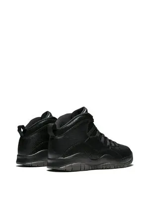 JORDAN Air Retro Ovo Metallic Gold Sneakers - Black