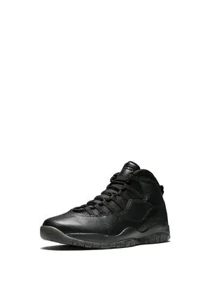 JORDAN Air Retro Ovo Metallic Gold Sneakers - Black