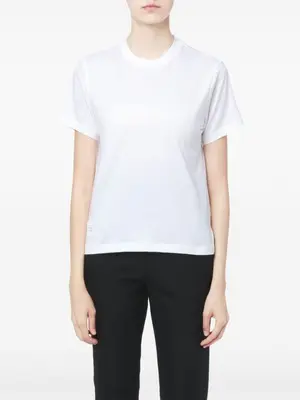 Thom Browne Side Slits T-shirt - White