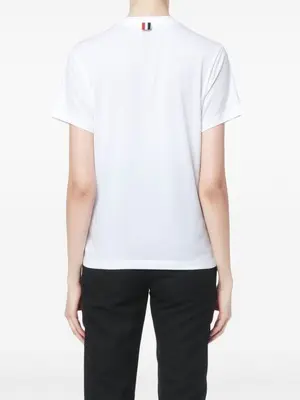 Thom Browne Side Slits T-shirt - White