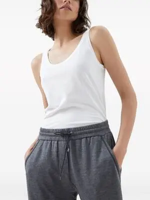 Brunello Cucinelli Monili-trim Track Pants - Grey