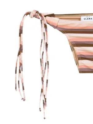 AMIR SLAMA Striped Bikini Set