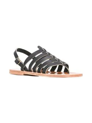 K.JACQUES Homer Strappy Sandals - Black