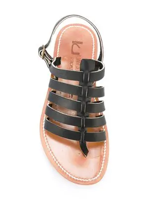 K.JACQUES Homer Strappy Sandals - Black