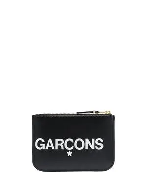 Comme Des Garçons Logo-print Pouch - Black