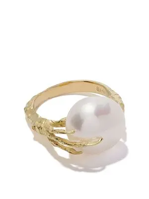 WOUTERS & HENDRIX 18kt Claw Pearl Ring - Gold