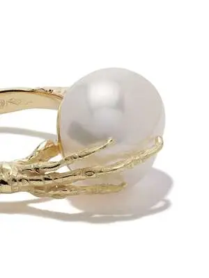 WOUTERS & HENDRIX 18kt Claw Pearl Ring - Gold