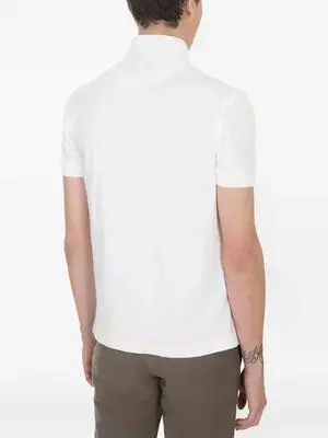 DELL'OGLIO Short-sleeve Polo Shirt - White