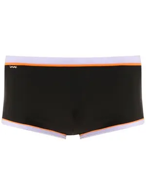 AMIR SLAMA Panelled Trunks - Black