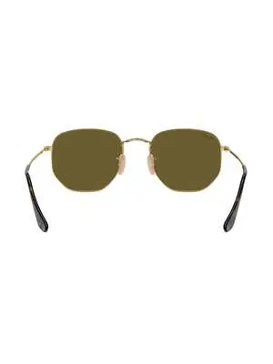 Ray-ban Hexagonal Sunglasses - Gold