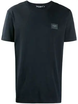 Dolce & Gabbana Logo-tag Cotton T-shirt - Black