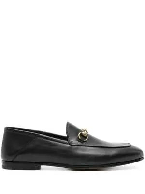 Gucci Horsebit Leather Loafers - Black