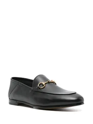 Gucci Horsebit Leather Loafers - Black