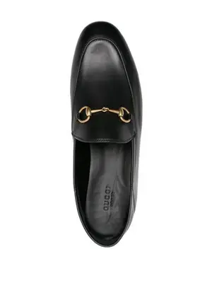 Gucci Horsebit Leather Loafers - Black