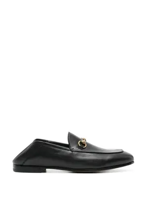 Gucci Horsebit Leather Loafers - Black