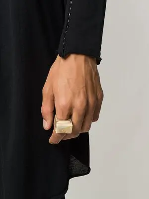 PARTS OF FOUR Cuboid Plate Ring