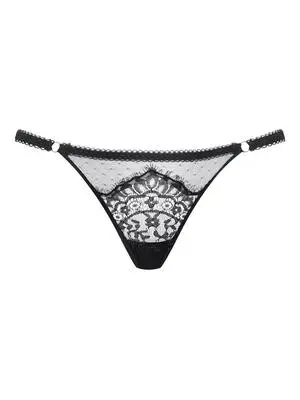 MAISON CLOSE Inspiration Divine Thongs - Black