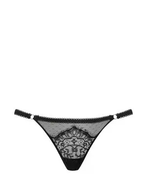 MAISON CLOSE Inspiration Divine Thongs - Black