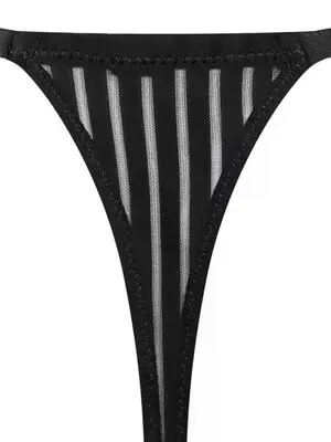 MAISON CLOSE Striped Thong