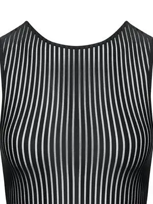 MAISON CLOSE Striped-pattern Thong