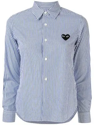 Play Comme Des Garcon Embroidered Shirts For Women