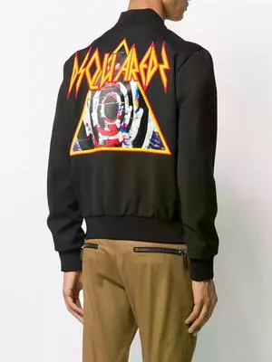 Dsquared2 Art Print Bomber Jacket
