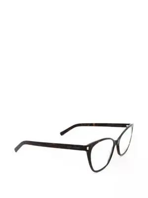 Saint Laurent Tortoiseshell Acetate Glasses - Brown