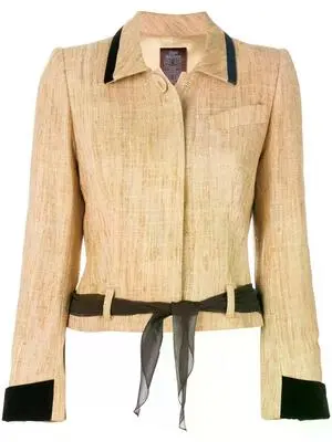 John Galliano Tied Waist Jacket