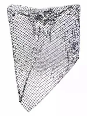 Rabanne Draped Mesh Necklace