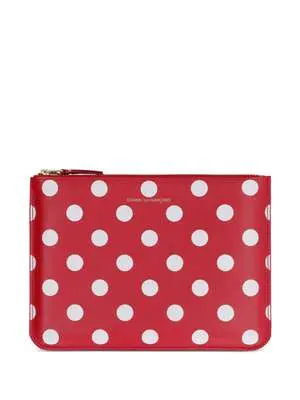 Comme Des Garçons Polka Dot-print Wallet