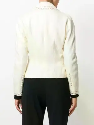 John Galliano Cut-out Detail Fitted Blazer