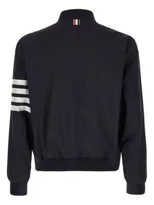 Thom Browne 4-bar Bomber Jacket - Blue