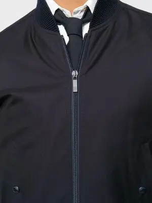 Thom Browne 4-bar Bomber Jacket - Blue