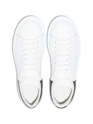 Alexander McQueen Oversized Metallic Leather Sneakers