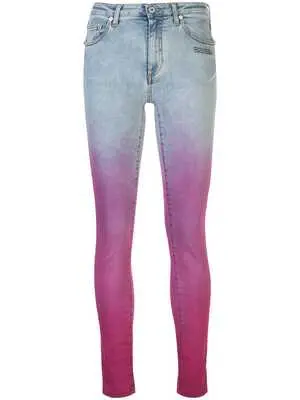 Off-White Faded Skinny Jeans