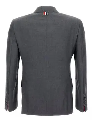 Thom Browne Super 120s Single-breasted Blazer - Grey