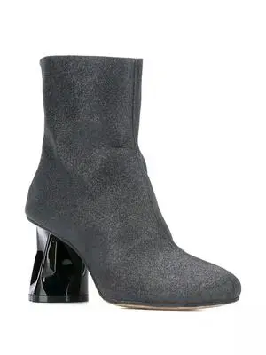 MAISON MARGIELA Glitter Ankle Boots