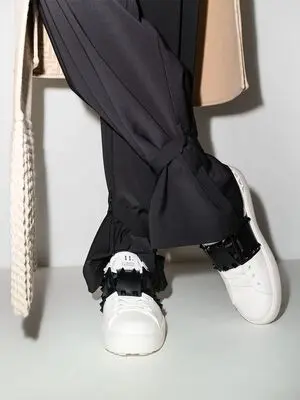 Valentino Garavani Rockstud Leather Sneakers - White