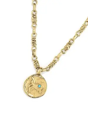 GOOSSENS Talisman Pisces Medallion Pendant Necklace