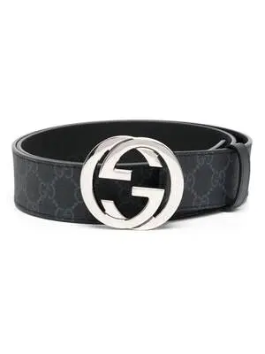 Gucci GG Supreme Canvas Belt Black