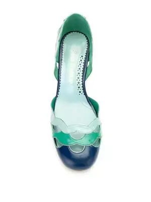 STUDIO CHOFAKIAN Leather Pumps - Blue