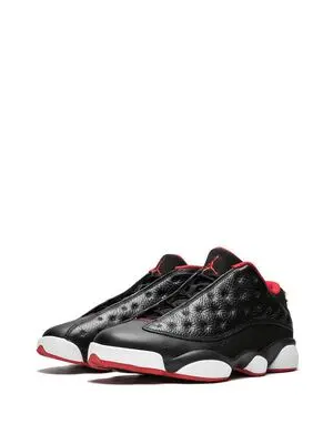 JORDAN Air Retro Low Bred Sneakers - Black