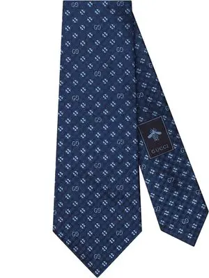 Gucci Shamrock Detail Tie