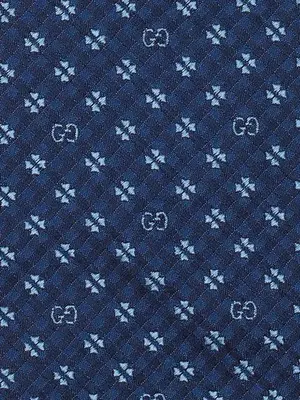 Gucci Shamrock Detail Tie