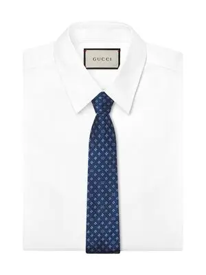 Gucci Shamrock Detail Tie