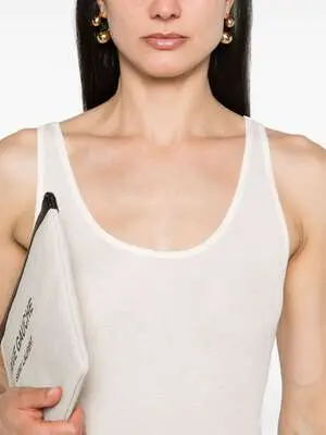 Saint Laurent Fine-ribbed Tank Top
