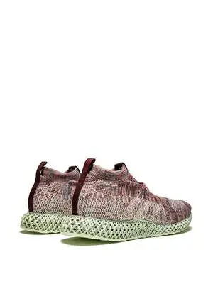 Adidas X Kith Consortium Runner 4d Aspen Sneakers - Red